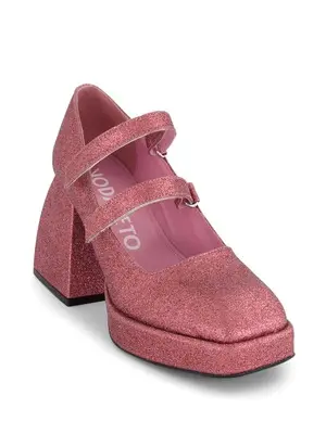 NODALETO Bulla Babies 90mm Glitter Pumps