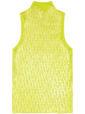 DIESEL® M-egeo Monogram-print Tank Top