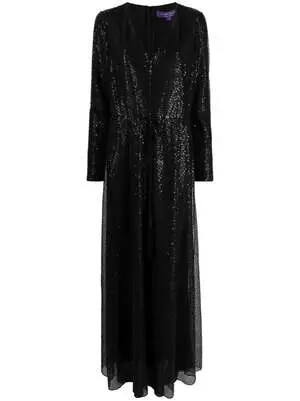Ralph Lauren Sequined Evening Dresses