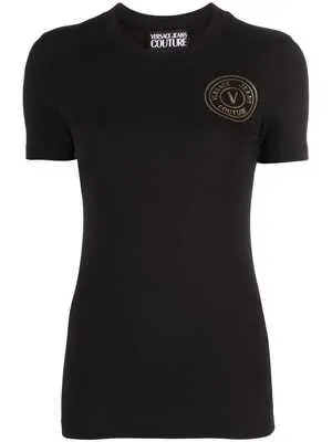 Versace Logo-print T-shirt - Black
