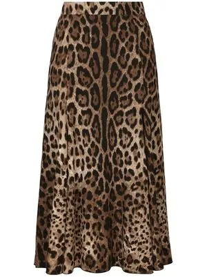 Dolce & Gabbana Animal Print Skirts