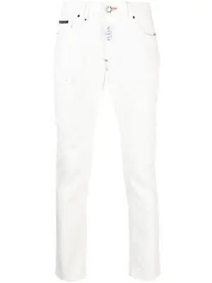 Philipp Plein Straight Hem Jeans For Men