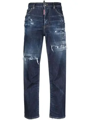 Dsquared2 Distressed-effect High-waisted Jeans