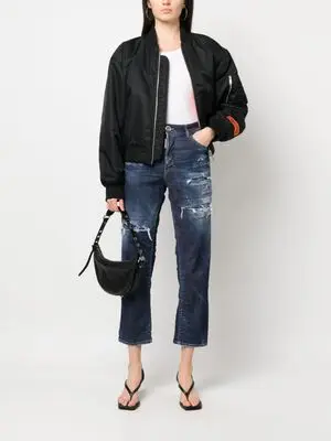 Dsquared2 Distressed-effect High-waisted Jeans