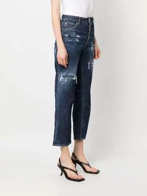 Dsquared2 Distressed-effect High-waisted Jeans