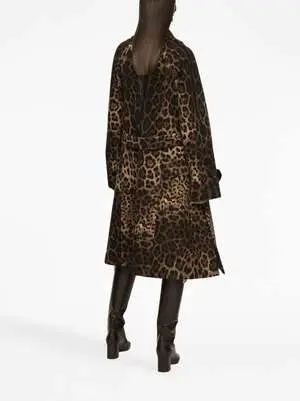 Dolce & Gabbana Coated High-neck Midi Dress