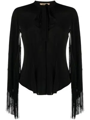 Roberto Cavalli Curved Hem Shirts For Women