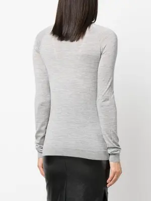 ARMARIUM Roll-neck Fine-knit Jumper - Grey