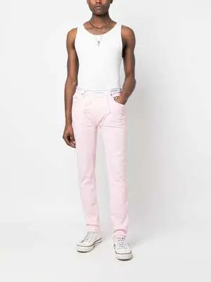 Dsquared2 Light Stretch-cotton Straight Leg Trousers