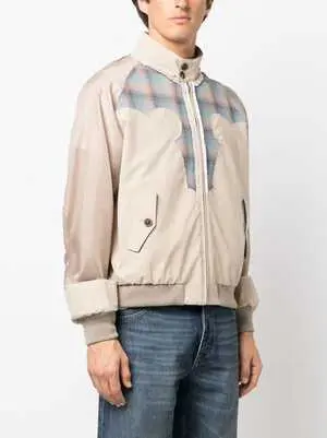 MAISON MARGIELA X Pendleton Yoke-detail Bomber Jacket - Neutrals