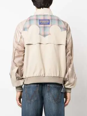 MAISON MARGIELA X Pendleton Yoke-detail Bomber Jacket - Neutrals