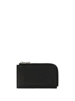 Dolce & Gabbana Logo-embossed Leather Wallet - Black