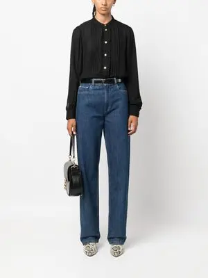 Michael Kors Ruffled Buttoned Shirt