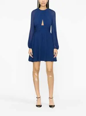 Giambattista Valli Cut-out Chiffon Mini Dress