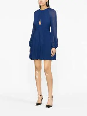 Giambattista Valli Cut-out Chiffon Mini Dress