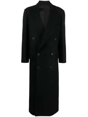 ARMARIUM Double-breasted Button-up Coat Black