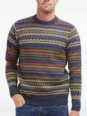 Barbour Graphic-print Wool Jumper