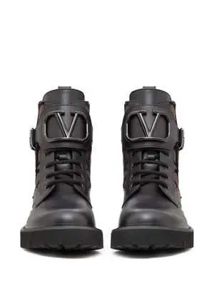 Valentino Garavani 35mm Vlogo Signature Combat Boots