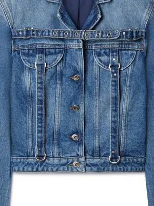Off-White Belted Denim Jacket
