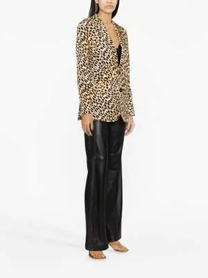 Dsquared2 Leopard-print Single-breasted Blazer