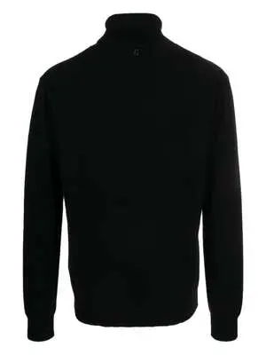 DONDUP Roll-neck Fine-knit Jumper - Black
