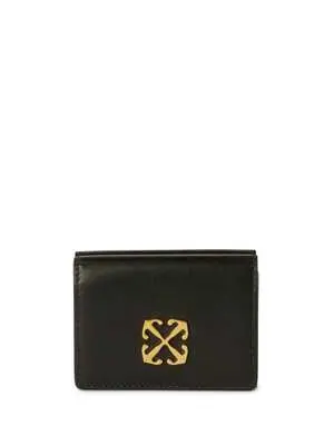Off-White Jitney Leather Wallet - Black