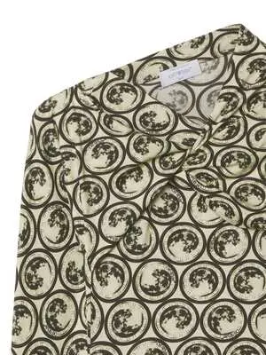 Off-White Moon-print Asymmetrical Dress