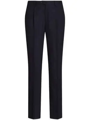 Etro Pressed-crease Trousers - Blue