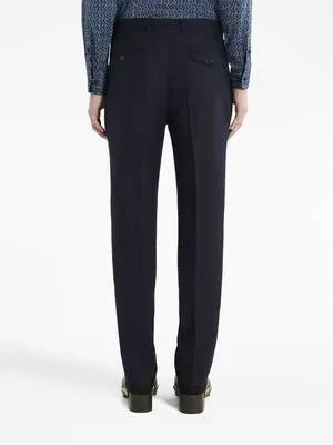 Etro Pressed-crease Trousers - Blue