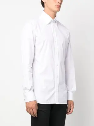 TOM FORD Button-down Cotton Shirt - White