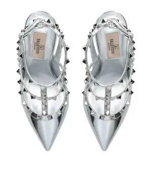 Valentino Garavani Mirrored Rockstud Pumps 100