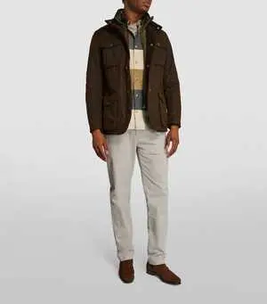 Barbour Ogston Wax Jacket - Green