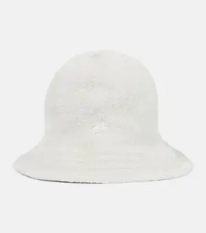 Isabel Marant Holmy Embroidered Bucket Hat - Beige
