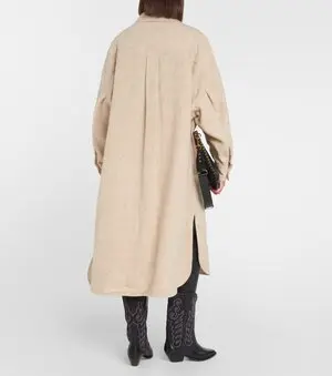 MARANT ETOILE Fontia Wool-blend Coat