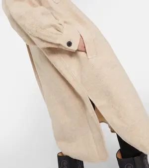 MARANT ETOILE Fontia Wool-blend Coat