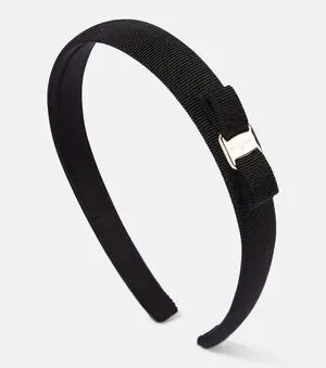 FERRAGAMO Vara Bow Headband - Black Gold