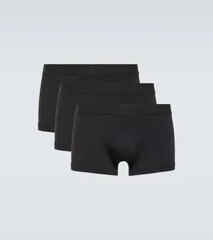 Giorgio Armani Set Of 3 Boxer Briefs - Black