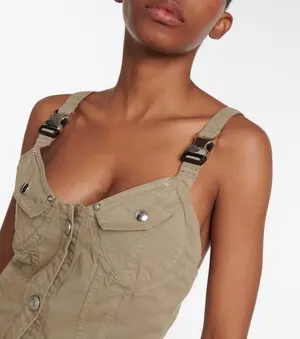 Coperni Utility Cotton Bustier Top