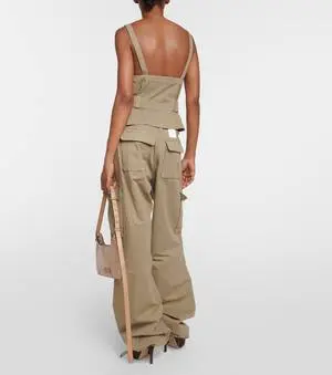 Coperni Utility Cotton Bustier Top