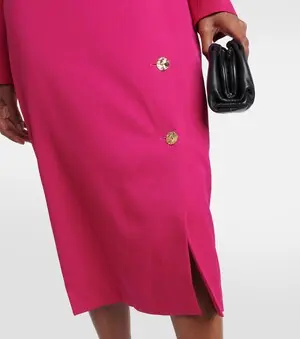 Nina Ricci Wool Midi Pencil Skirt