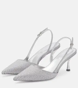 Simkhai Dylan Embellished Slingback Pumps