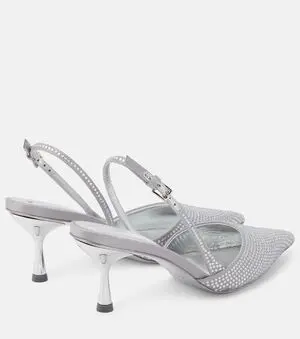 Simkhai Dylan Embellished Slingback Pumps