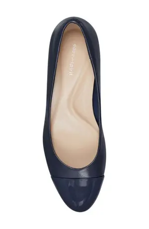 Easy Spirit Lucinda Cap Toe Pump - Dark Blue