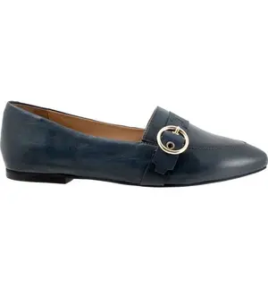 Trotters Emmett Pointed Toe Loafer - Navy