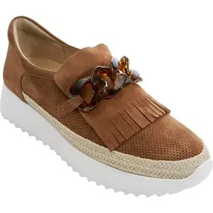 Vaneli Qerene Tassel Slip-On Sneakers Cuoio