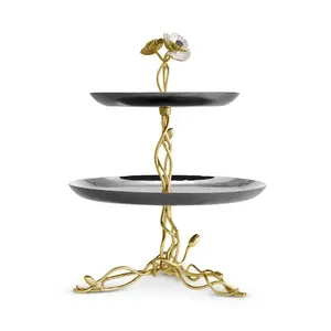 Michael Aram Anemone 2-tier Etagere