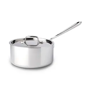 ALL-CLAD D3 Steel 3-quart Saucepan With Lid - Stainless