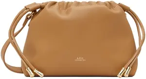 A.p.c. A.P.C. Tan Mini Ninon Bag Caf Caramel