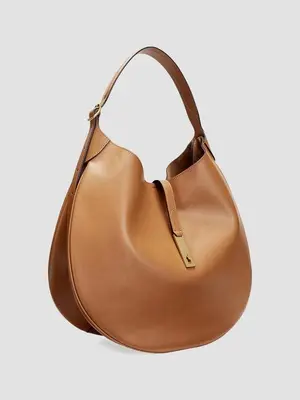 Polo Ralph Lauren Polo Id Leather Shoulder Bag - Tan