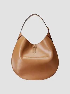 Polo Ralph Lauren Polo Id Leather Shoulder Bag - Tan